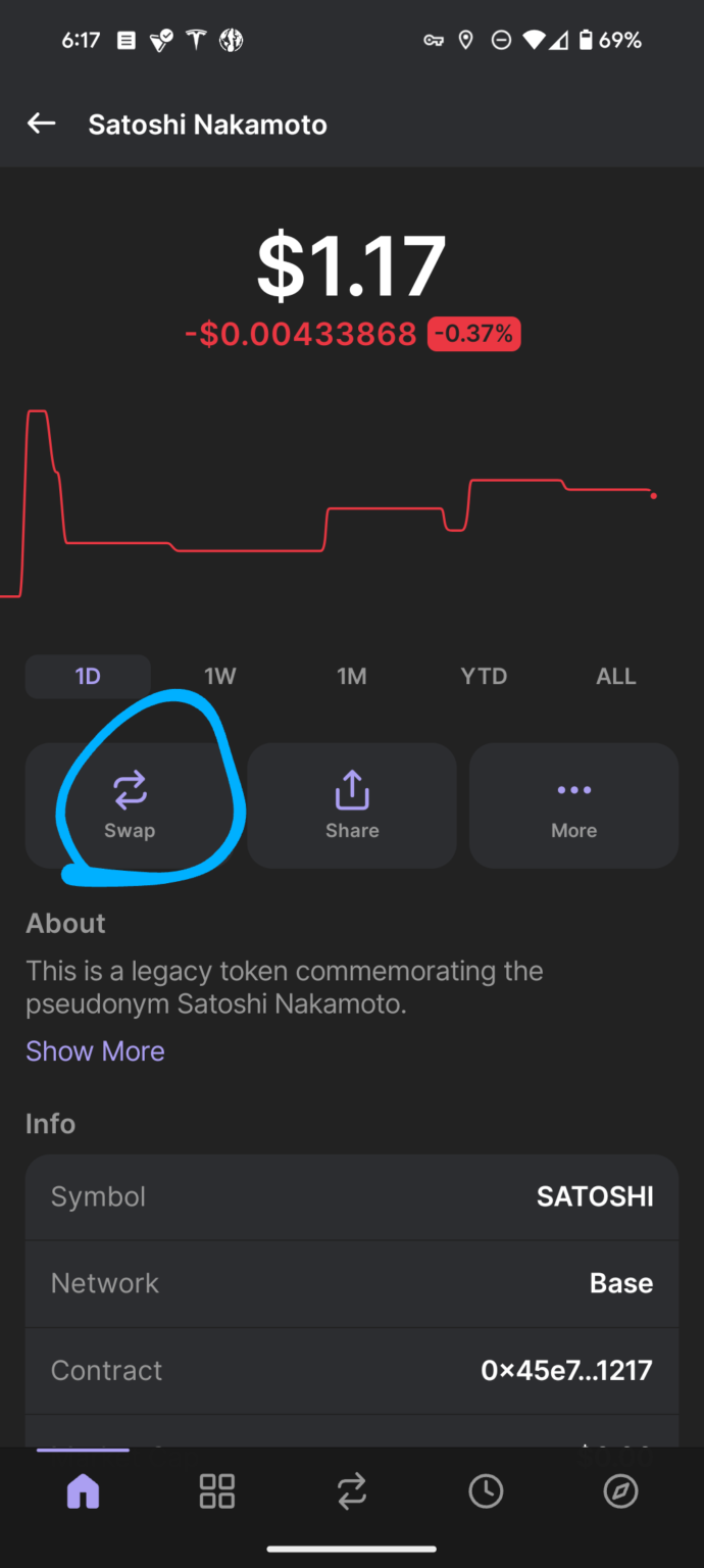 Buy $SATOSHI With Phantom Wallet - Satoshi Nakamoto